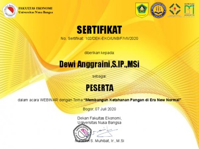 Sertifikat webinar - Document Repository Universitas Andalas